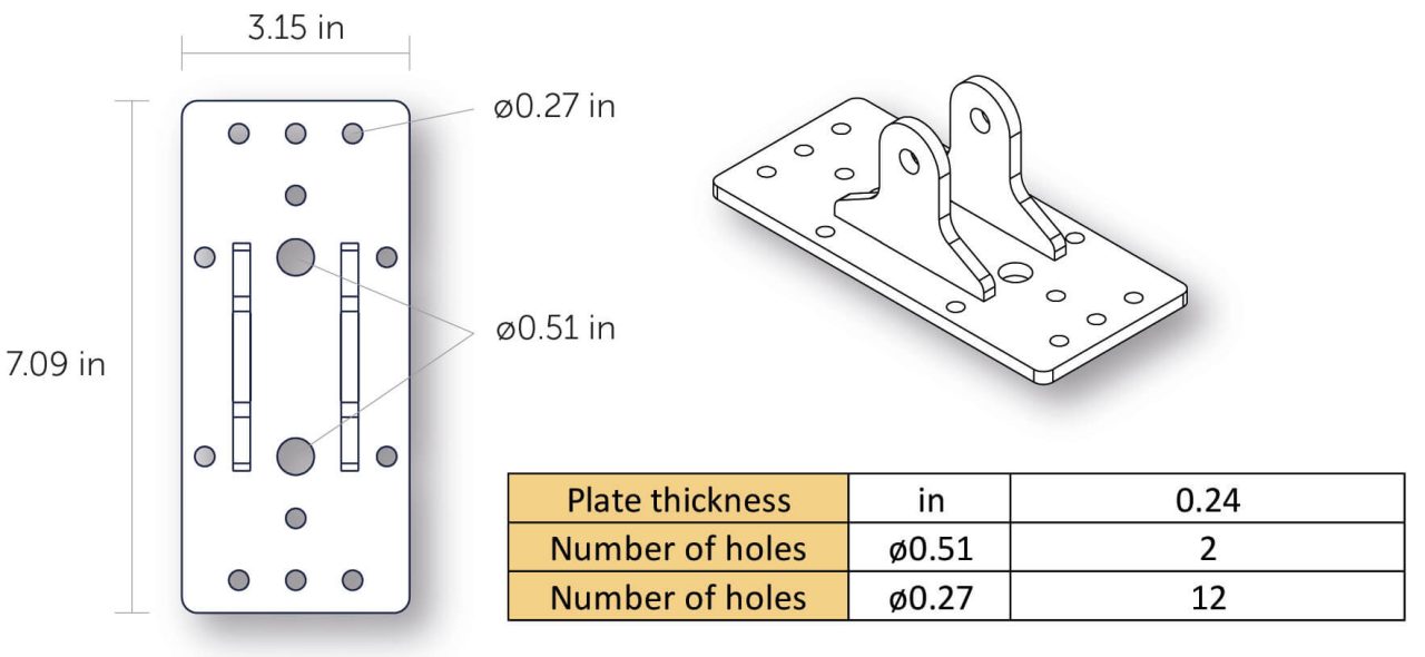 Lightweight & Durable Wall brace - Stedox®